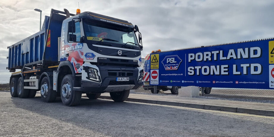 Additional Volvo Hook Loader added to the fleet - Portland Stone