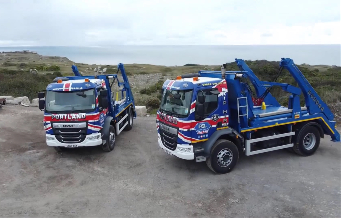 Two new DAF Skip Loaders added to the fleet – Portland Stone